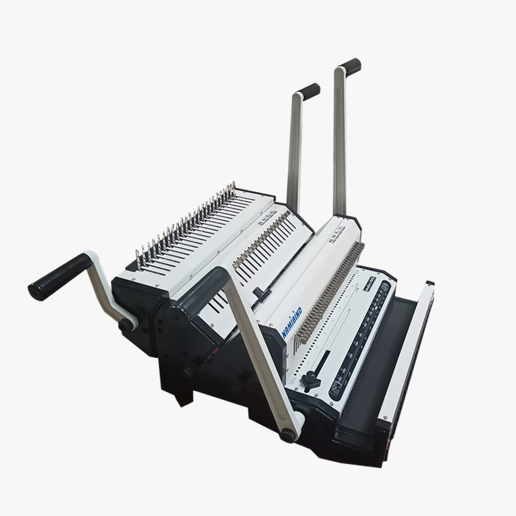 Namibind CW-2500A Comb & Wiro Binding Machine, 20-Sheet Punch Capacity, 500-Page Comb Binding ...