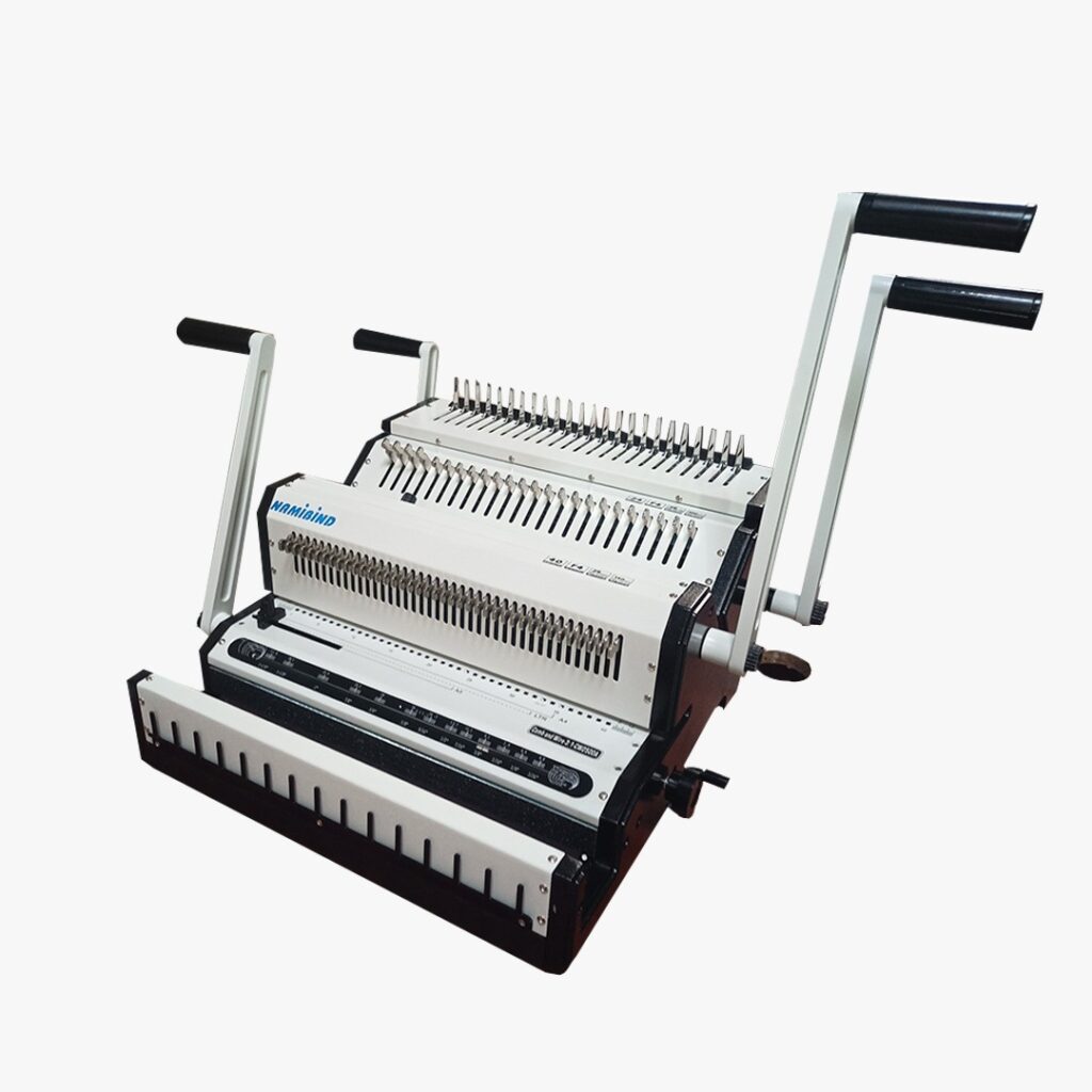 Namibind CW-2500A Comb & Wiro Binding Machine, 20-Sheet Punch Capacity, 500-Page Comb Binding ...