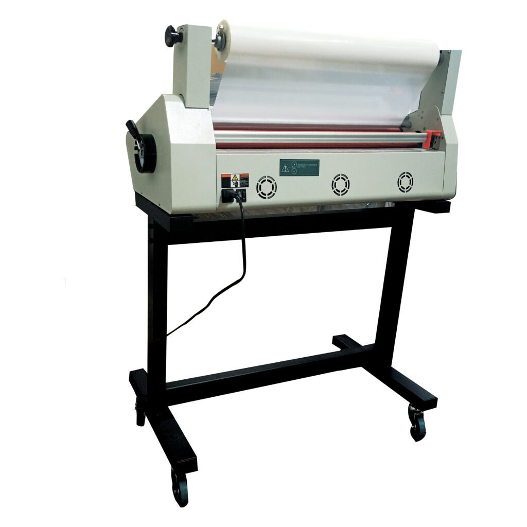 Roll to Roll Lamination Machine Size 25 Inch With Speed & Temperature ...
