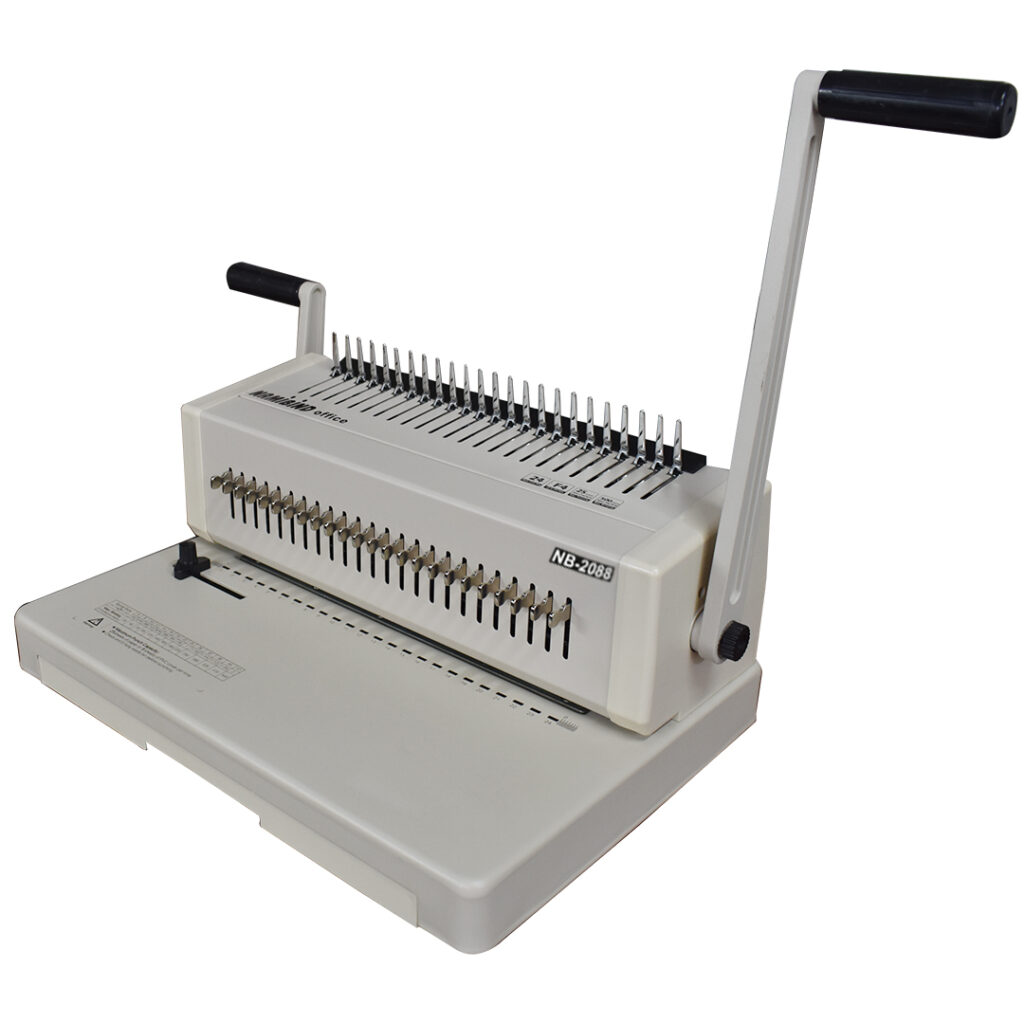 Namibind NB-2088 Manual Comb Binding Machine, 20-Sheet Punch Capacity, 500-Sheet Binding ...