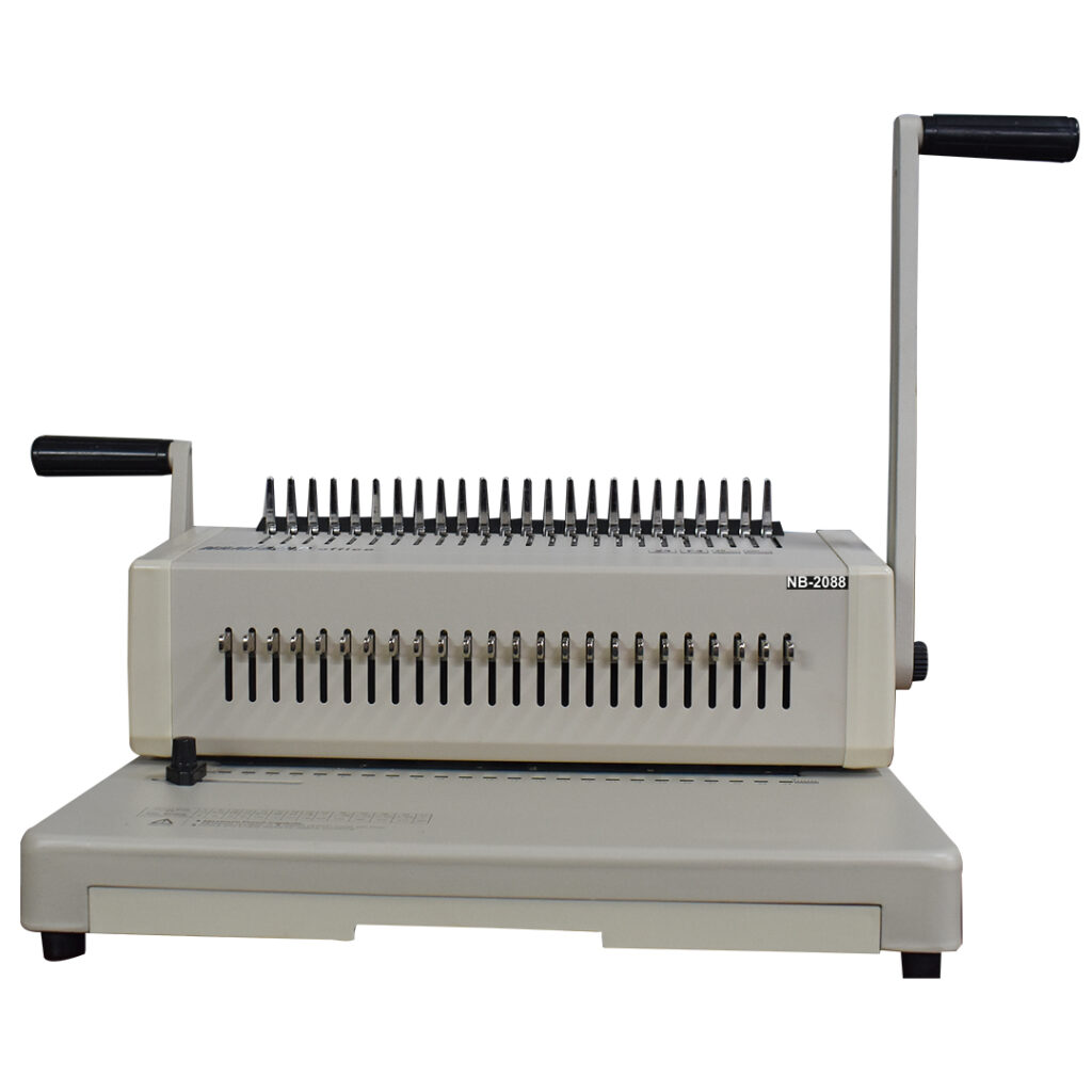 Namibind NB-2088 Manual Comb Binding Machine, 20-Sheet Punch Capacity, 500-Sheet Binding ...