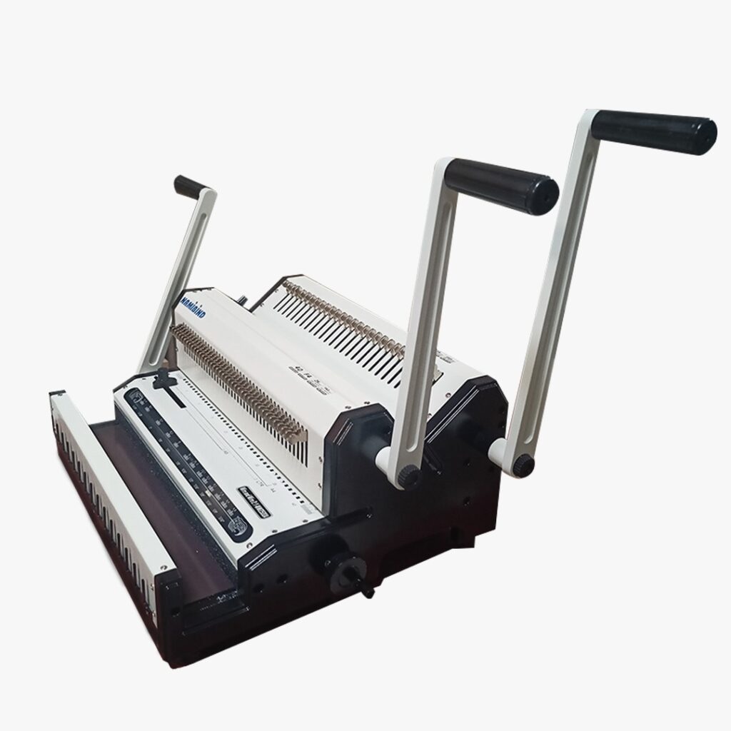 Namibind WW-2500A Wiro Binding Machine (2 in 1) , 20-Sheet Punching Capacity, 120-250 Sheet ...