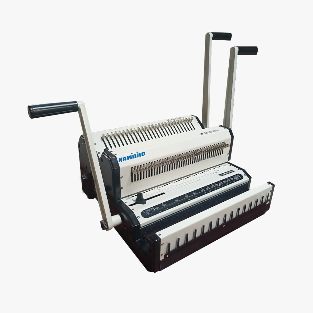 Namibind WW-2500A Wiro Binding Machine (2 in 1) , 20-Sheet Punching Capacity, 120-250 Sheet ...