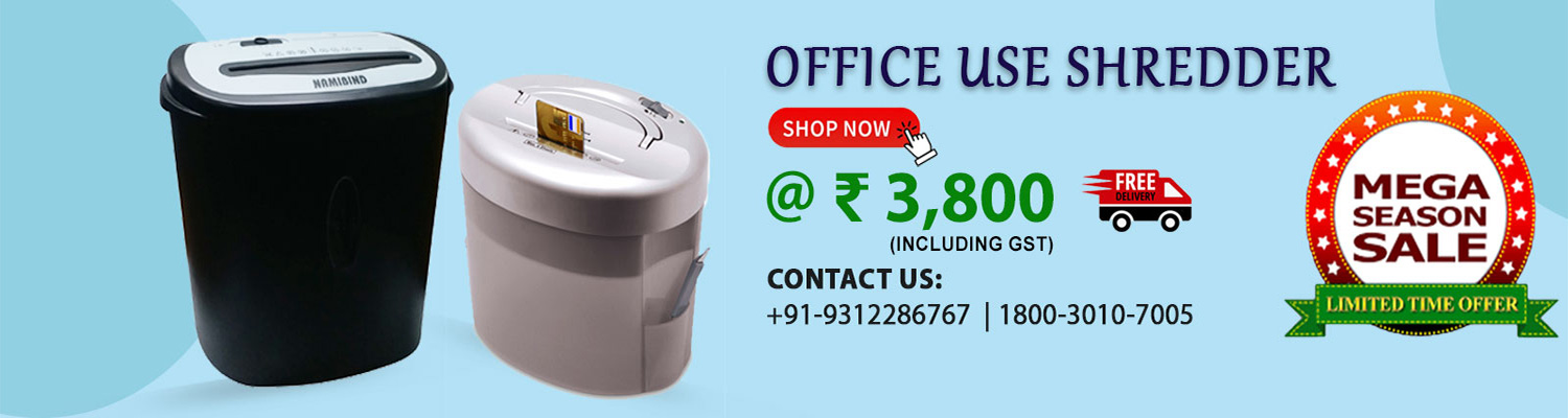 Paper shredder machine dealers in Delhi | Paper shredder machine