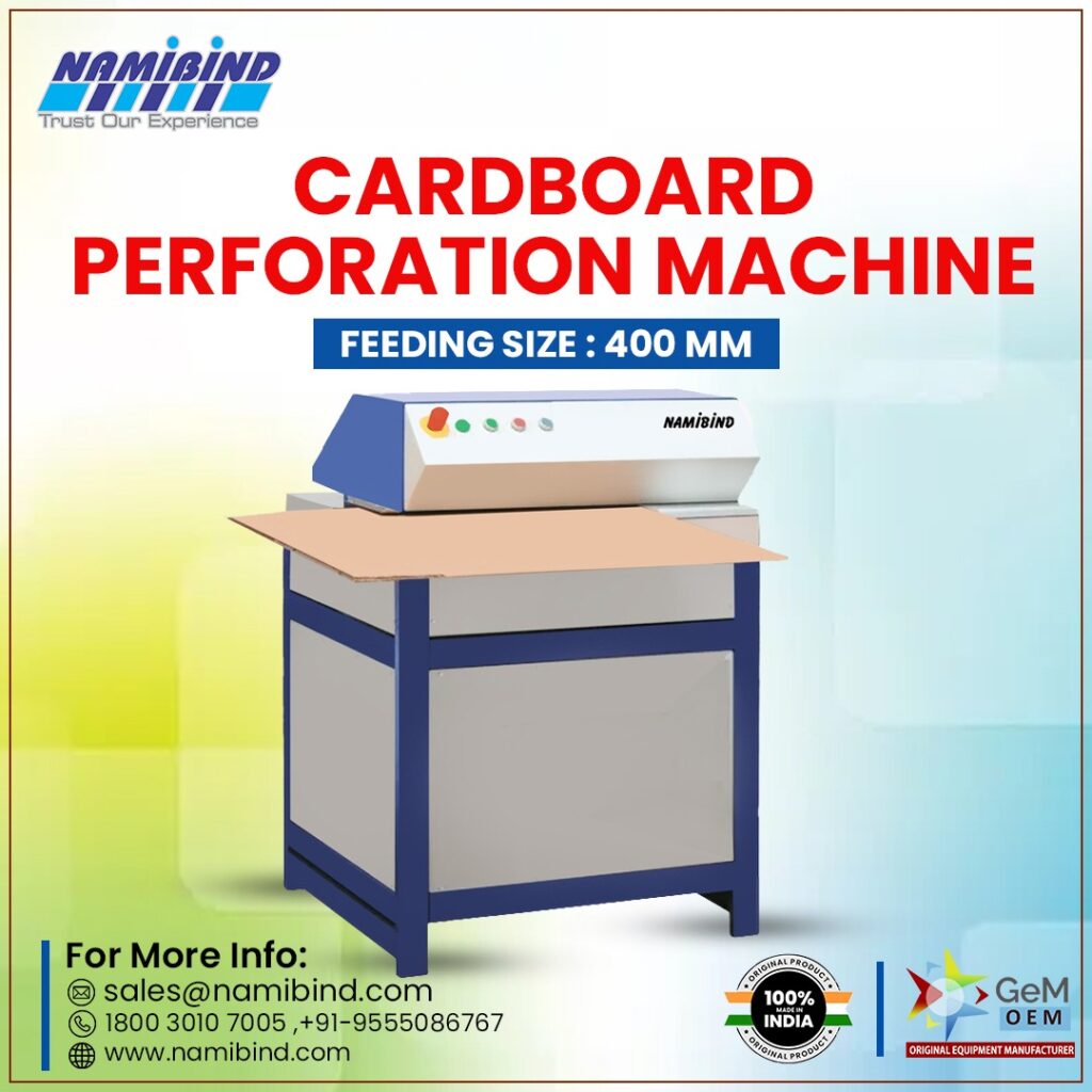 Namibind CPM-400 Heavy Duty Cardboard Perforator Shredder, 400 mm ...