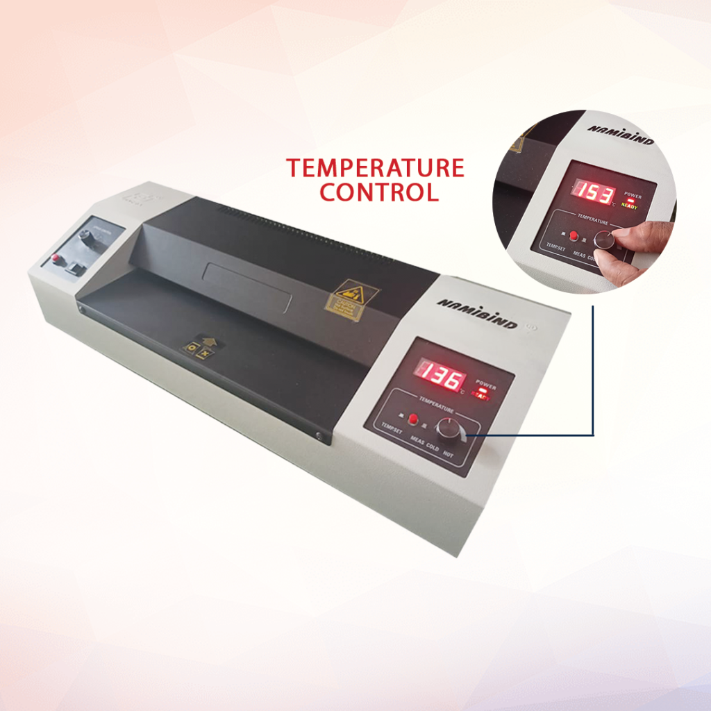 Heavy Duty Metal Body A4 Laminator with Temperature (0~180 .C) & Speed ...
